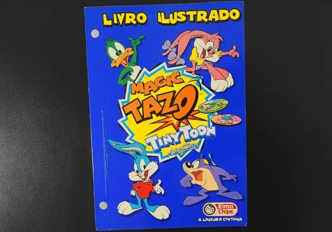 Álbum Completo com 100 Tazos Tiny Toon (Original Elma Chips 1997 ...