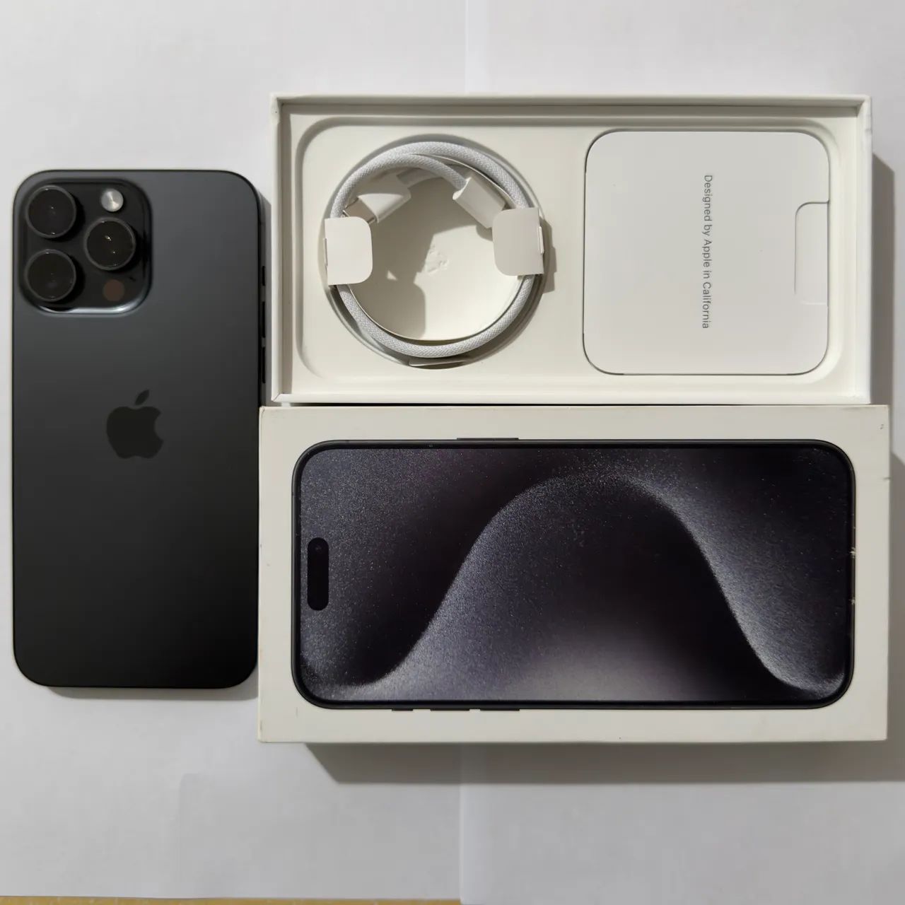 iPhone 15 Pro Max 256GB - Black Titanium - Celulares e Smartphones ...