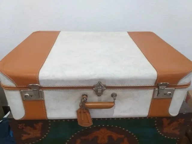 "mala couro antiga" - Bolsas, malas e mochilas no Brasil