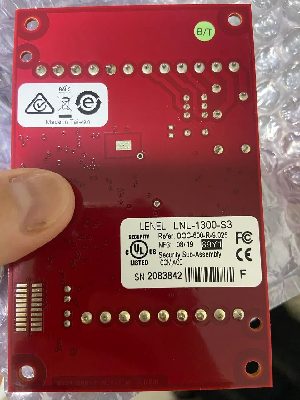 Módulo Interface Lenel Lnl-1300-s3 Single Reader Mercury - Equipamentos ...