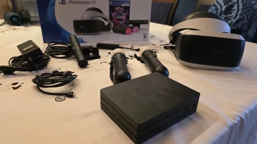PlayStation VR (PSVR 1) - Completo (2 Motion + Câmera + Adaptador para ...