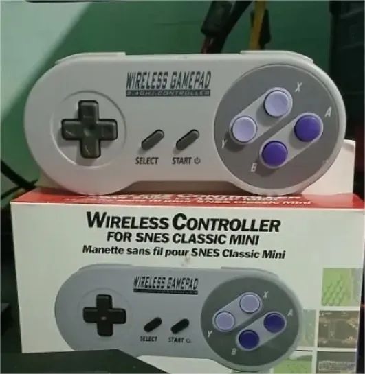 2 Controles Wireless para SNES Classic Edition (Mini)/NES Classic ...