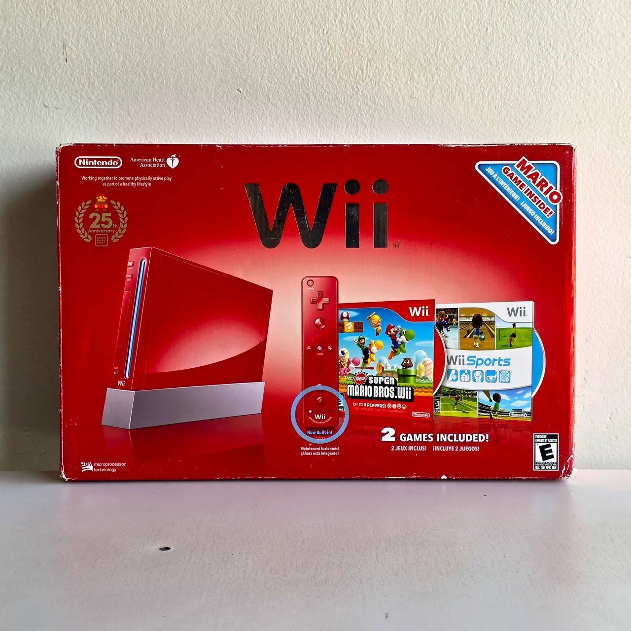 Nintendo Wii Vermelho - Edição Especial Mario 25th Anniversary - ÓTIMO ...