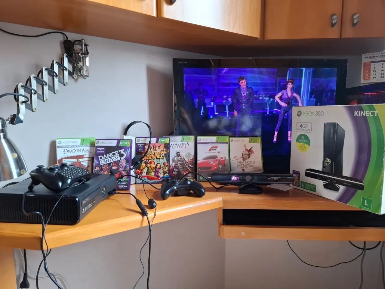 Xbox 360 Original 110V Completo na Caixa Excelente Estado - Consoles de ...