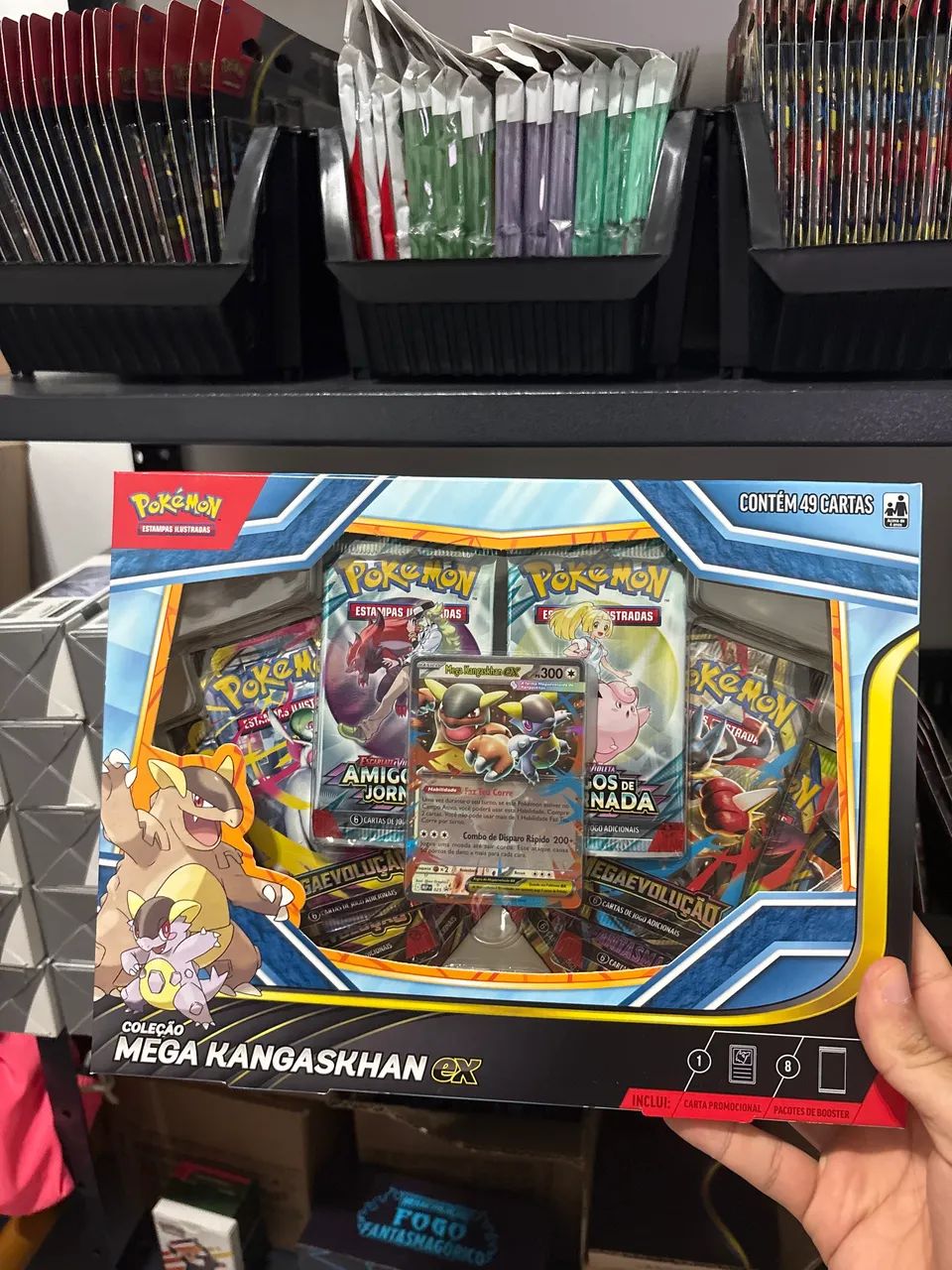 Pokémon TCG | Box Coleção Mega Kangaskhan EX - Hobbies e coleções ...