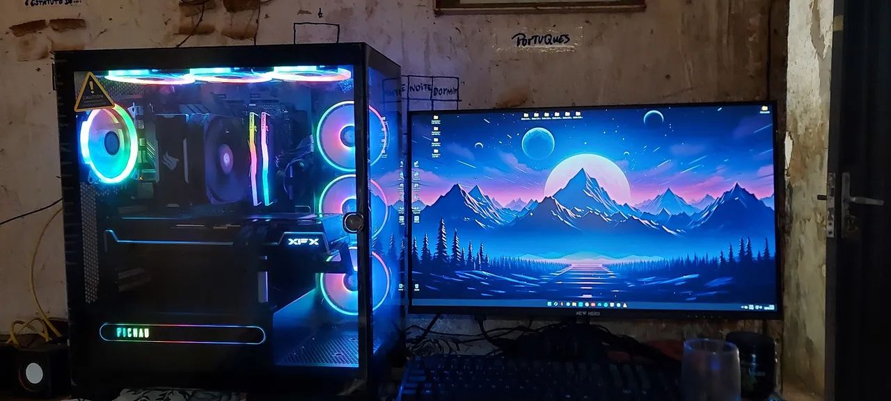 Vendendo PC GAMER HIGH END Ryzen 7 5700x3d,b550m plus wi-fi, sssd ...