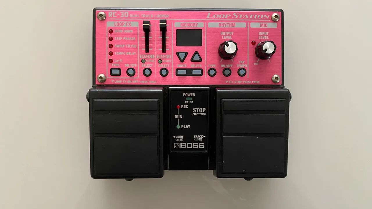 Pedal de efeito Boss RC Loop Station RC-30 v - Instrumentos musicais ...