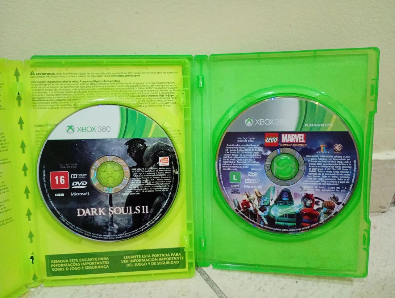 Jogos Xbox 360 (Dark Souls 2 e Lego Marvel SH) - Jogos de Vídeo Game ...