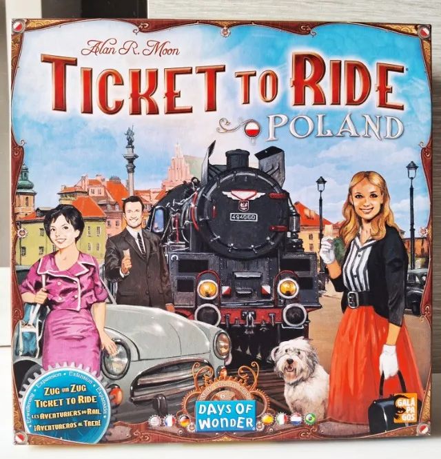 Ticket to Ride Polônia Expansão com Sleeves Boardgame - Hobbies e ...