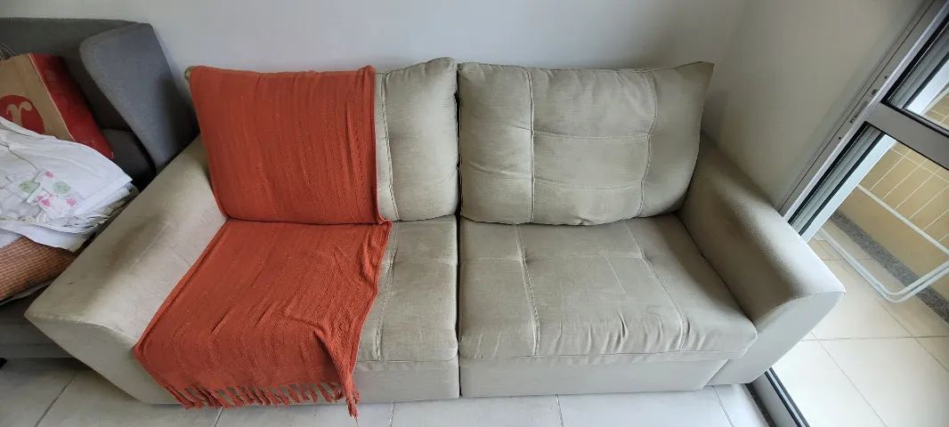 Sofá retrátil e reclinável 3 Lugares Doha Stitch Tok&Stok - Sofás e ...