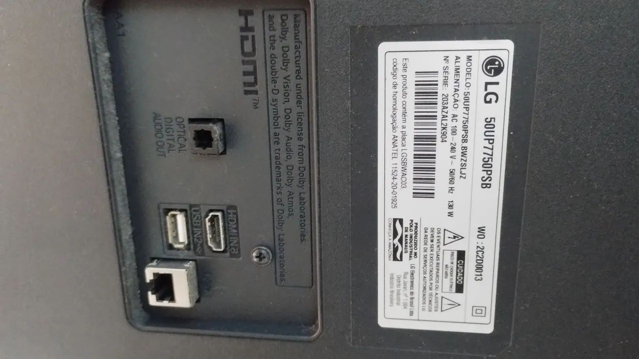 TV LG 50 polegadas Smart 4K - TVs - Barro Vermelho, São Gonçalo ...