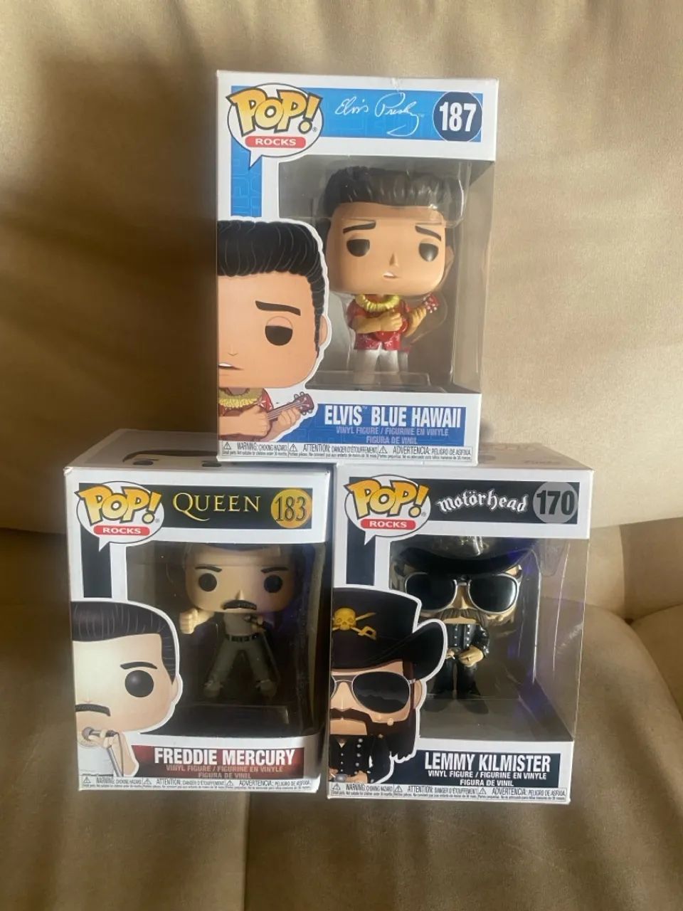 Funko Pop Rocks Elvis, Freddie Mercury e Lemmy Kilmister - Hobbies e ...