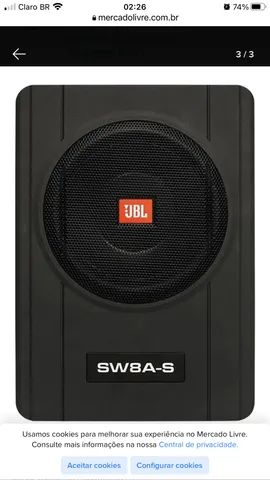 "subwoofer 8 polegadas slim" no Brasil