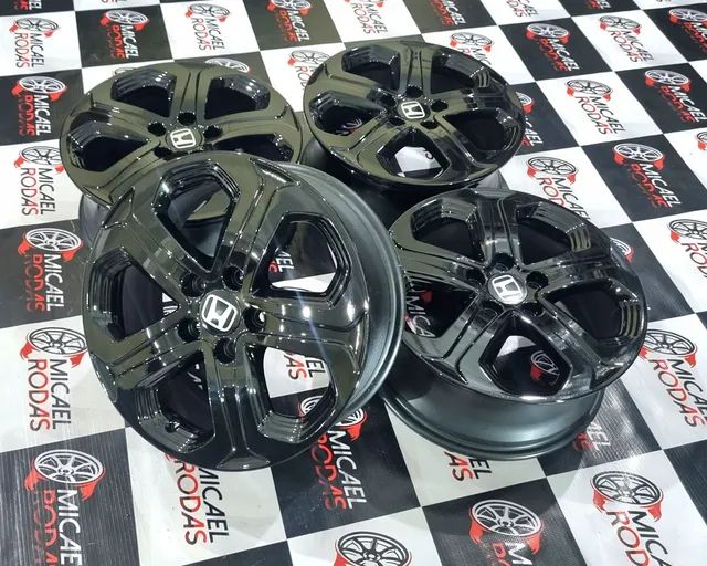 Jogo de rodas aro 17" Honda HRV CRV Civic Originais 5x114 + Pintura Nova - Carros, vans e ...