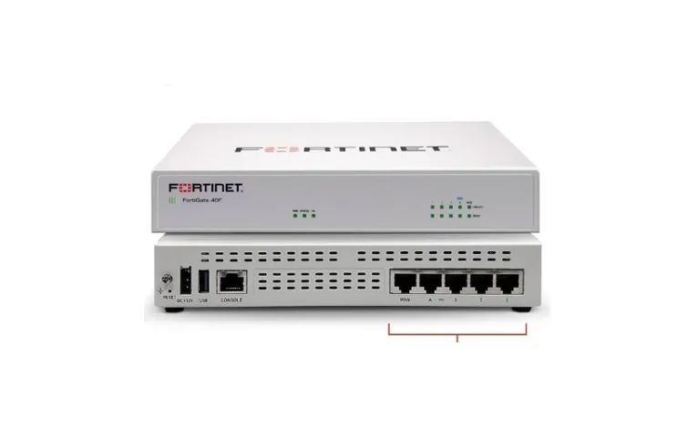 Firewall Fortinet FortiGate 40 F FG-40F - Conectividade e Dispositivos ...