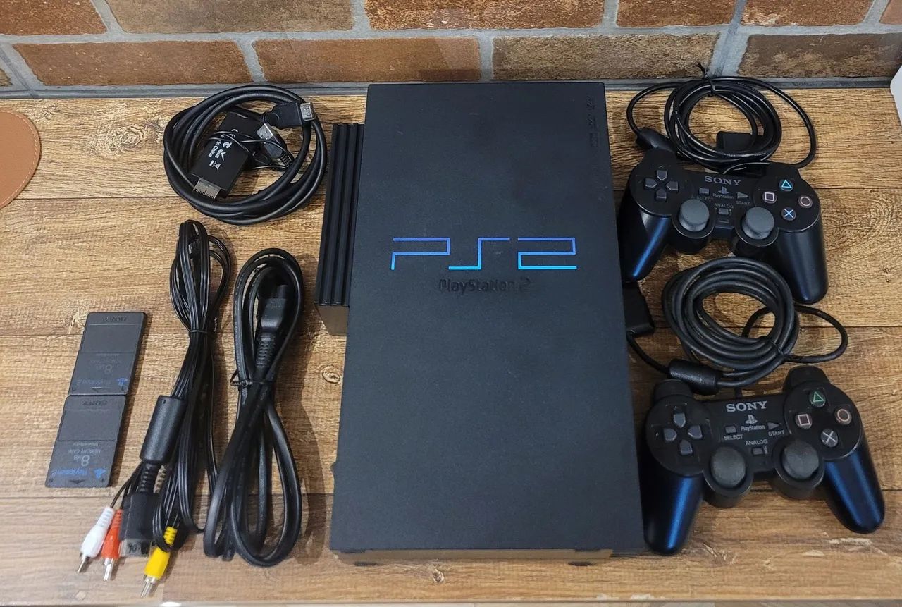Playstation 2 Fat Completão/Conservado - Consoles de Vídeo Game - Boa ...