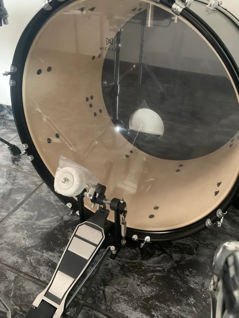 Bateria Michael trinity preta acústica - Instrumentos musicais - Realengo, Rio de Janeiro ...