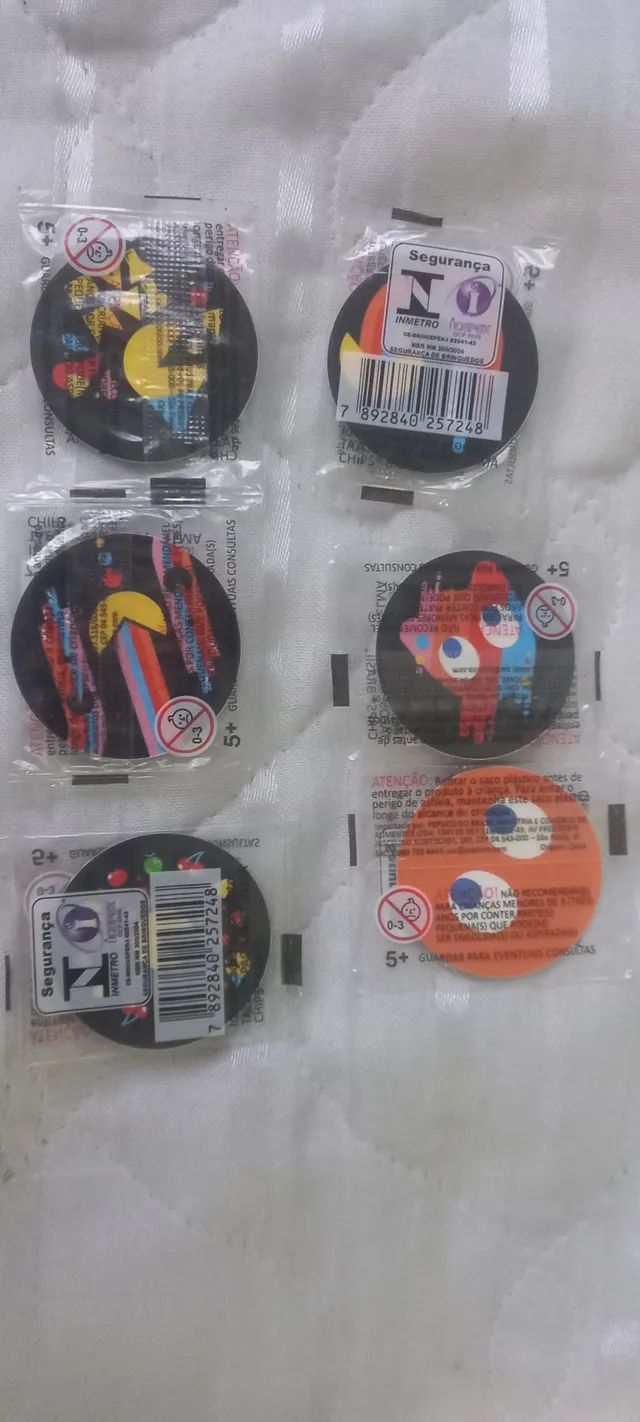 "tazos pacman" no Brasil