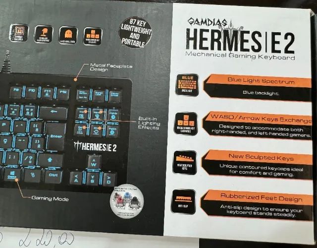 TECLADO GAMER GAMDIAS HERMES E2 - NOVO - Periféricos e Acessórios de Computador - Centro ...