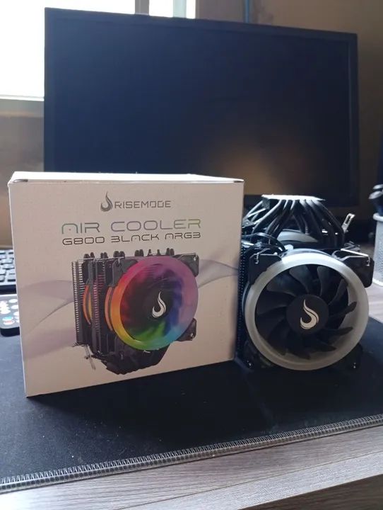 Cooler de CPU Rise Mode G800 Black ARGB - Periféricos e Acessórios de ...
