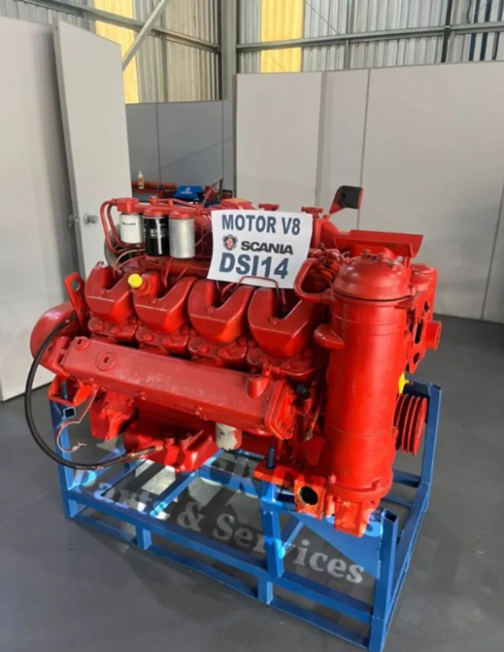 "motor scania" no Brasil