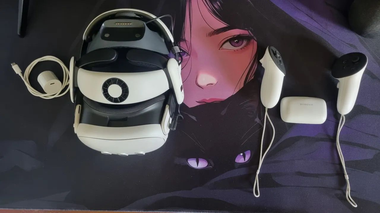 Meta Quest 3 + BoboVR S3 Pro + Case e etc (Completo na Caixa ...