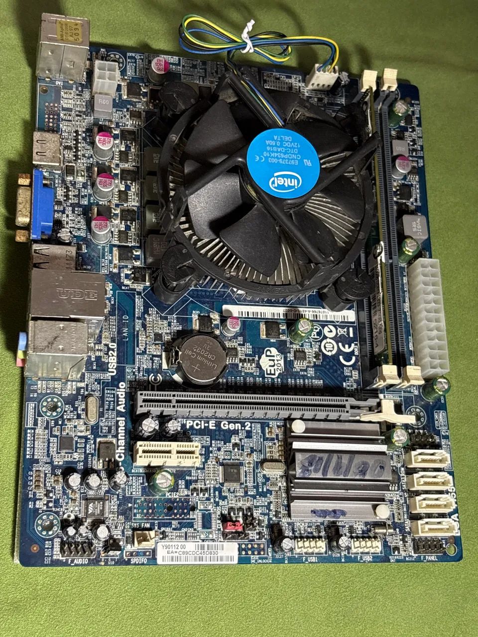 KIT ECS H61H2-M2 + i5 2400 + 4GB RAM + COOLER - Peças de Hardware ...