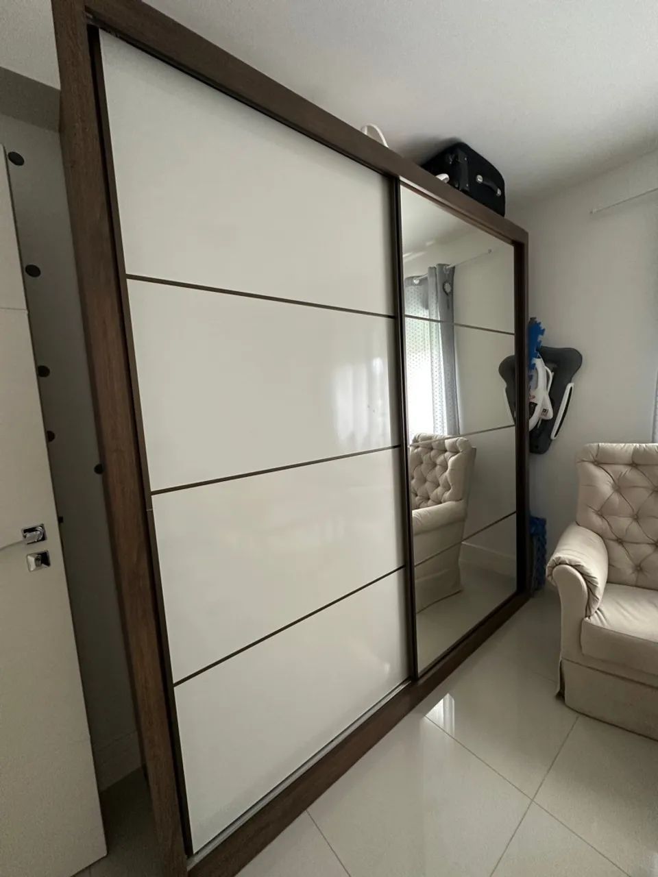 Roupeiro em MDF Madeira marcs com 6 gavetas - Armários e Guarda-Roupas ...