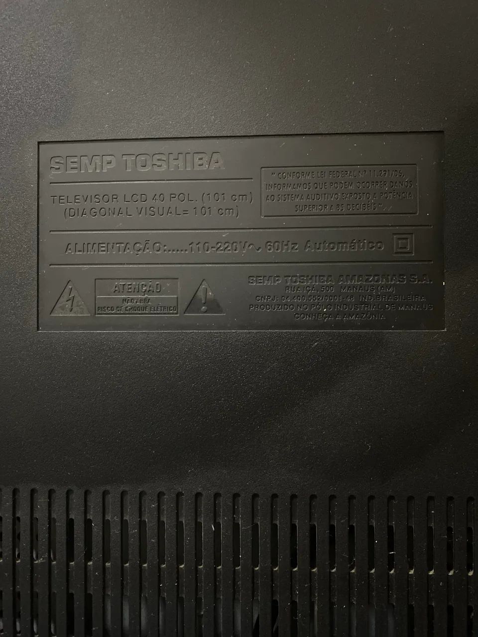 TV STI 40? Semp Toshiba - TVs - Cocal, Vila Velha 1451935060 | OLX