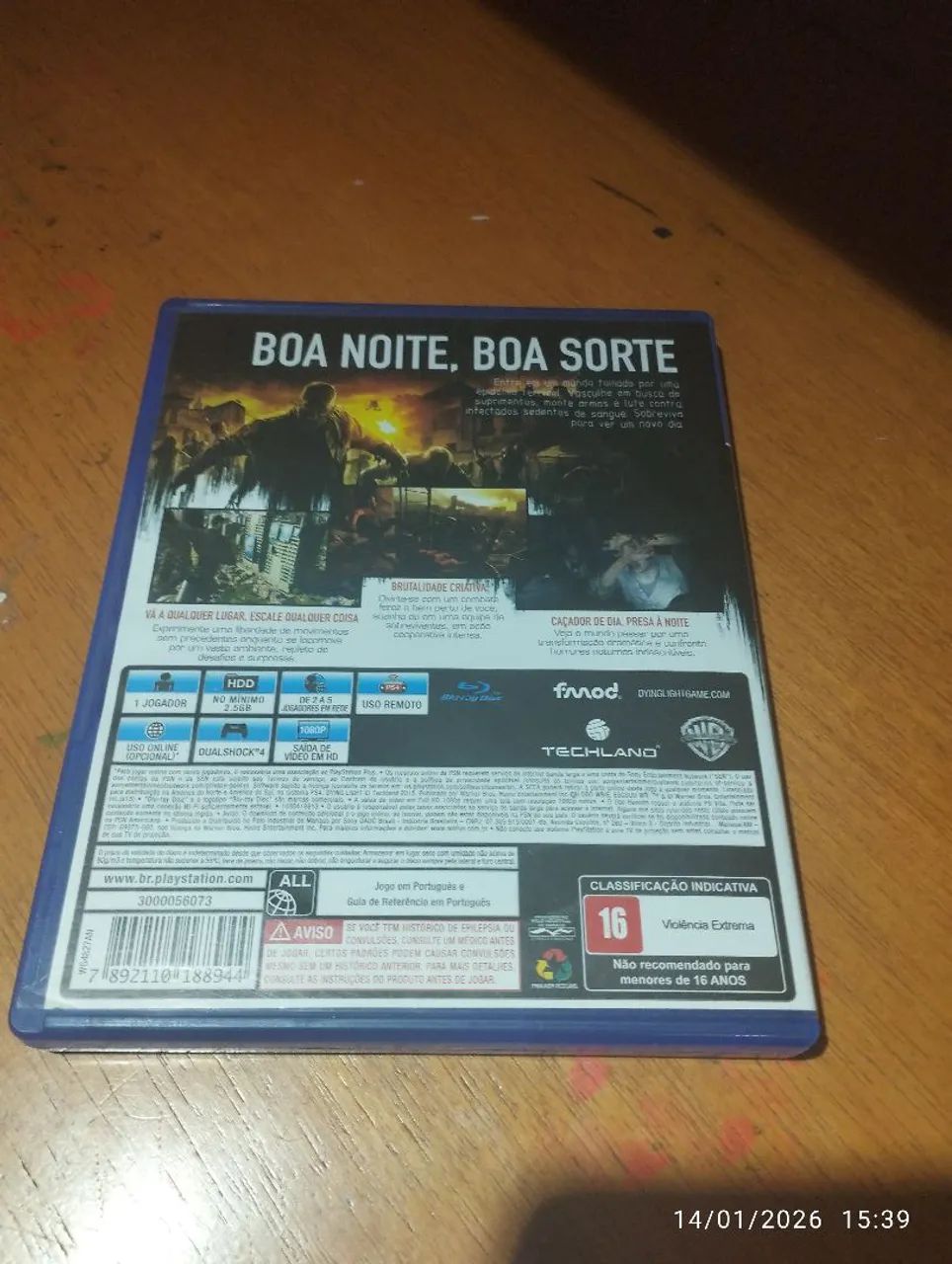 Jogo PS4 - Dying Light - Mídia Física - Ótimo Estado - Funciona 100% ...