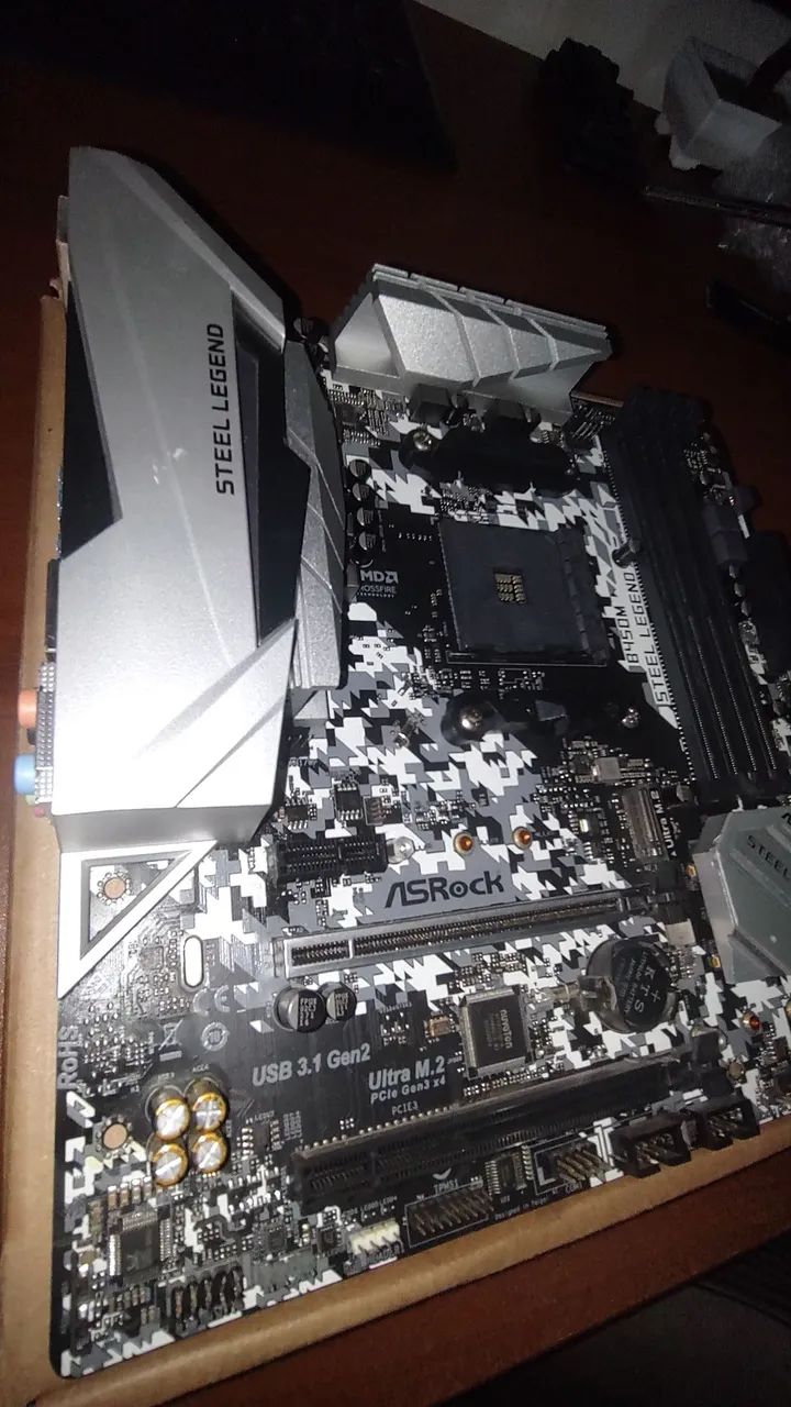 B450 Steel Legend (Leia a descrição) - Peças de Hardware - Olaria, Rio ...