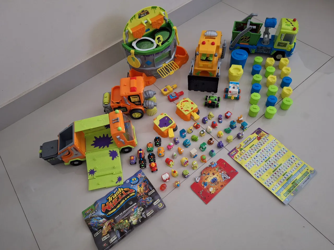 "trash packs" no Brasil