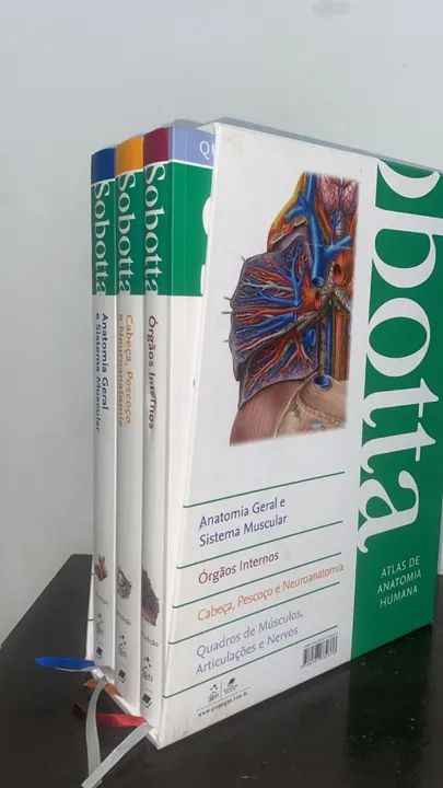 Atlas De Anatomia Humana - 3 Volumes, De Sobotta. - Papelaria - Centro ...