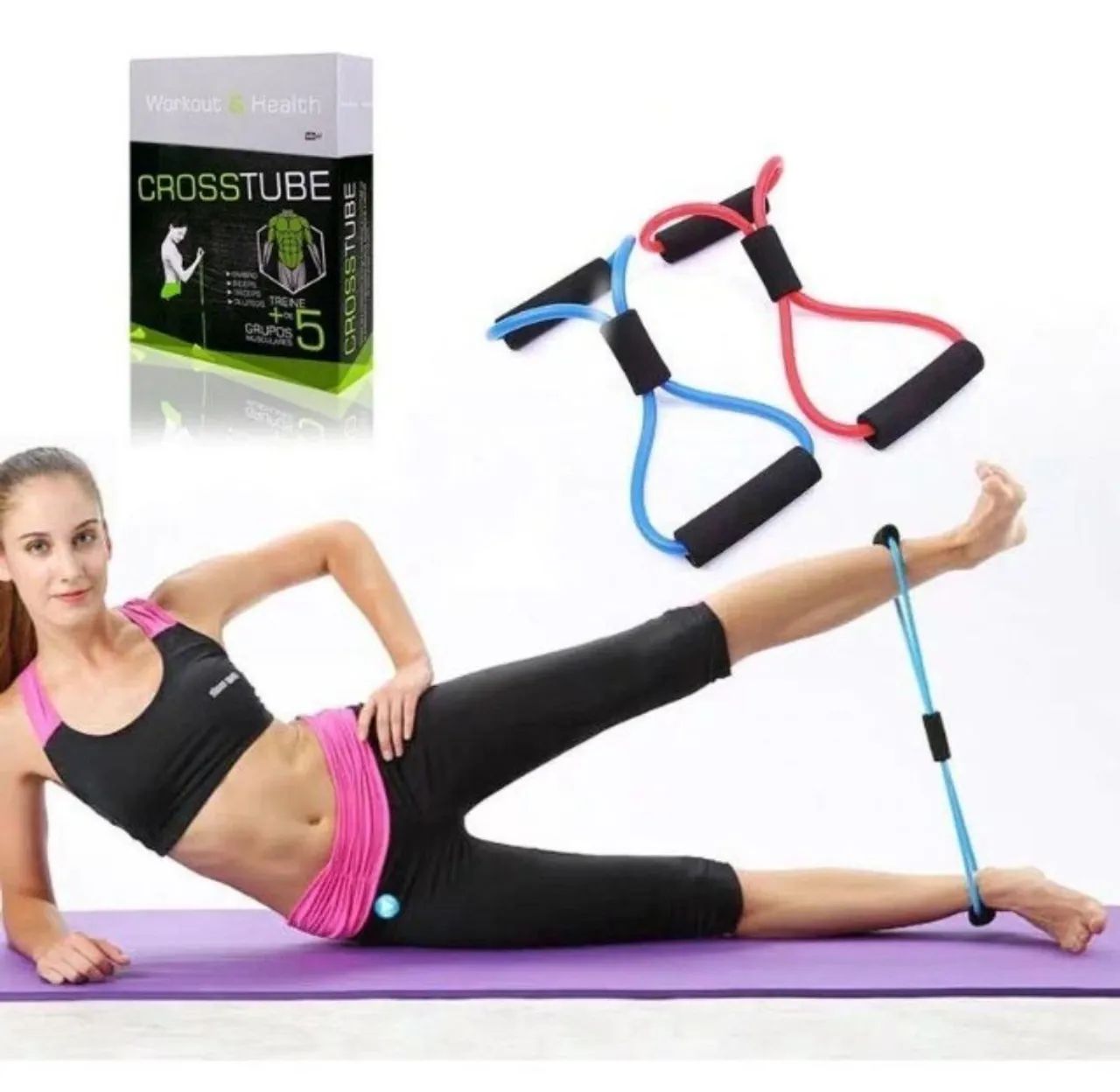 ELÁSTICO MULTIFUNCIONAL PARA EXERCÍCIOS - Academia e Exercícios ...