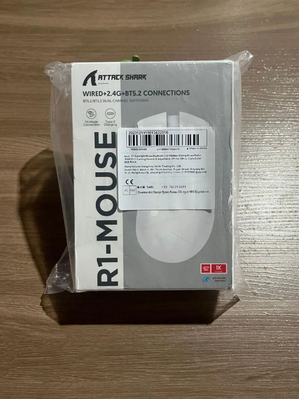 [NOVO + LACRADO] Mouse Wireless Attack Shark R1 Superlight ...