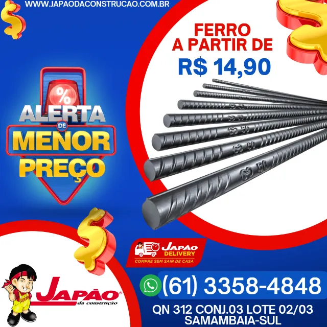 "barra de ferro 8mm" no Brasil