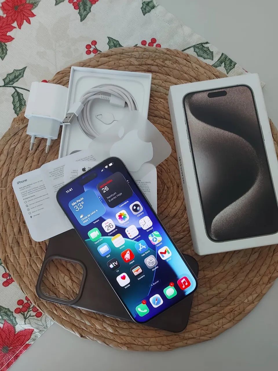 IPhone 15 pro max 256gb completo aceito troca - Celulares e Smartphones ...