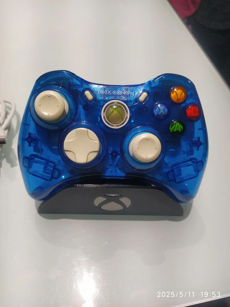 Controle Xbox 360 Rock Candy Azul Transparente - Peças e Acessórios de ...