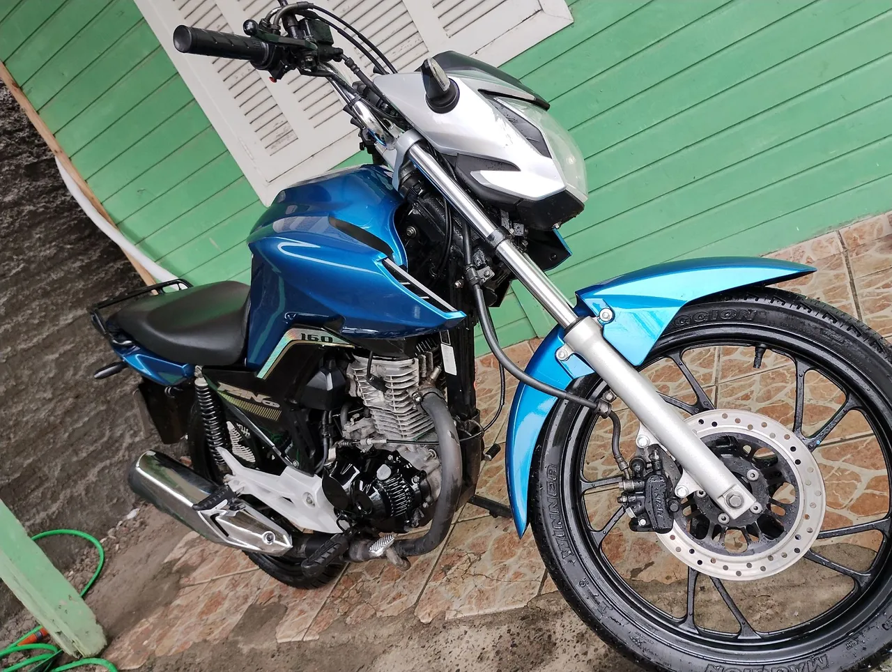 "fan azul" - Motos no Brasil