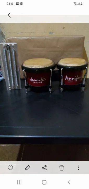 Kit Bongô Jennifer e reco-reco 3 molas - Instrumentos musicais - Parque ...