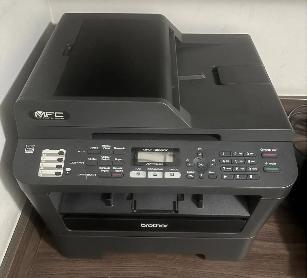 Impressora Multifuncional Brother MFC-7860DW - Periféricos e Acessórios de Computador - Vila ...