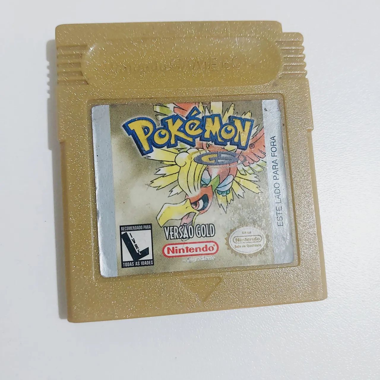 Original Pokémon Versão Gold - Game Boy Color - Jogos de Vídeo Game ...