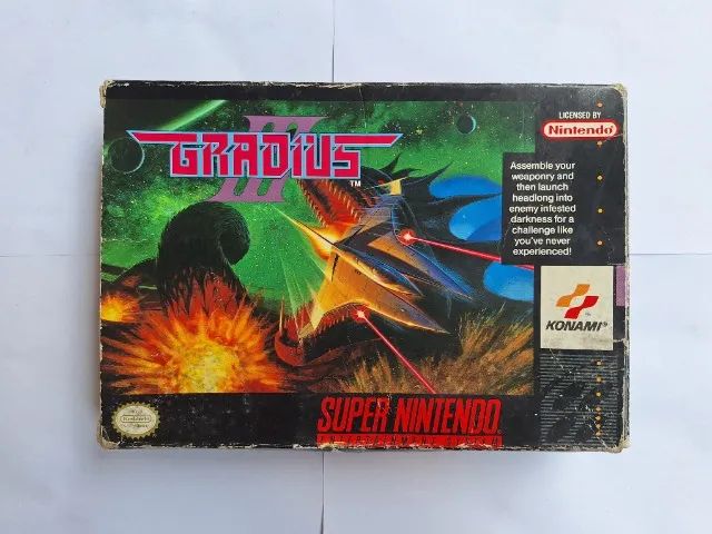 Gradius 3 Original CIB Completo Super Nintendo SNES Jogos de Video Game Vila Totoli Franca 1339074707 OLX