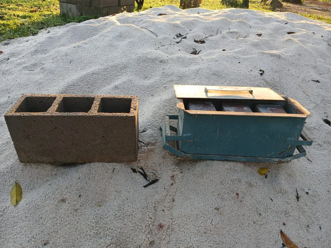 "forma de bloco de concreto" no Brasil