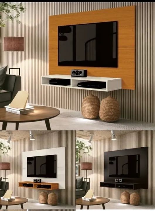 Rack para TV com Painel Moderno - Racks e Painéis - Pedra de Guaratiba ...