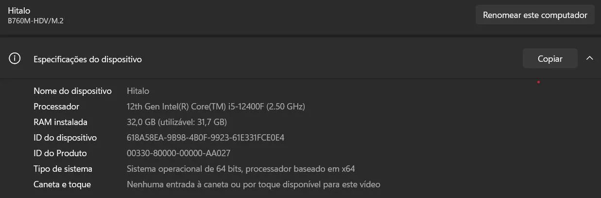Processador Intel Core i5 12400F (4.4GHz Turbo), 12ª Geração, Com ...
