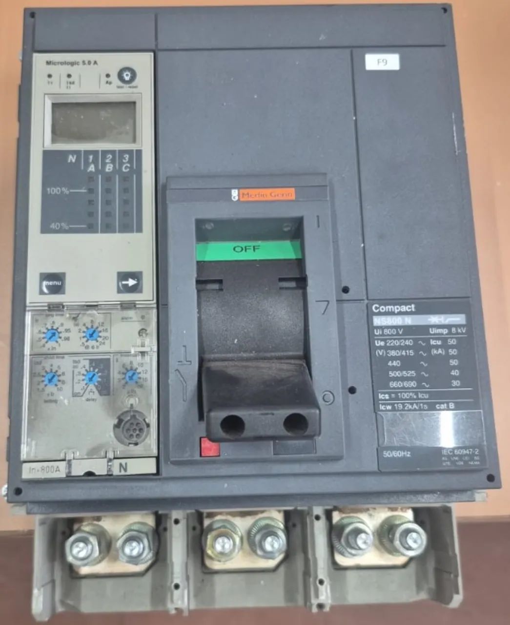 Disjuntor Schneider Electric Compact NS800N - Micrologic 5.0a - 800A ...