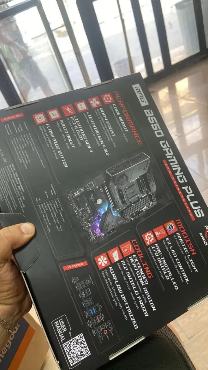 Placa-Mãe MSI MPG B550 Gaming Plus - Peças de Hardware - Santa Maria ...