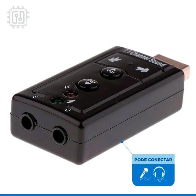 "placa de audio externa" no Brasil