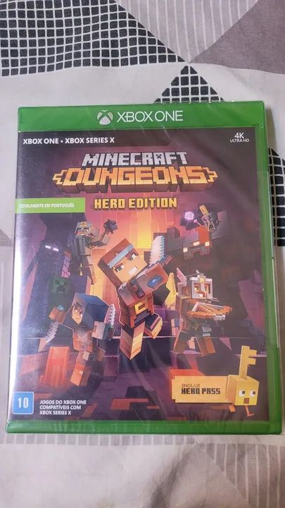 Minecraft Dungeons: Hero Edition - Xbox One - Lacrado - Jogos de Vídeo ...